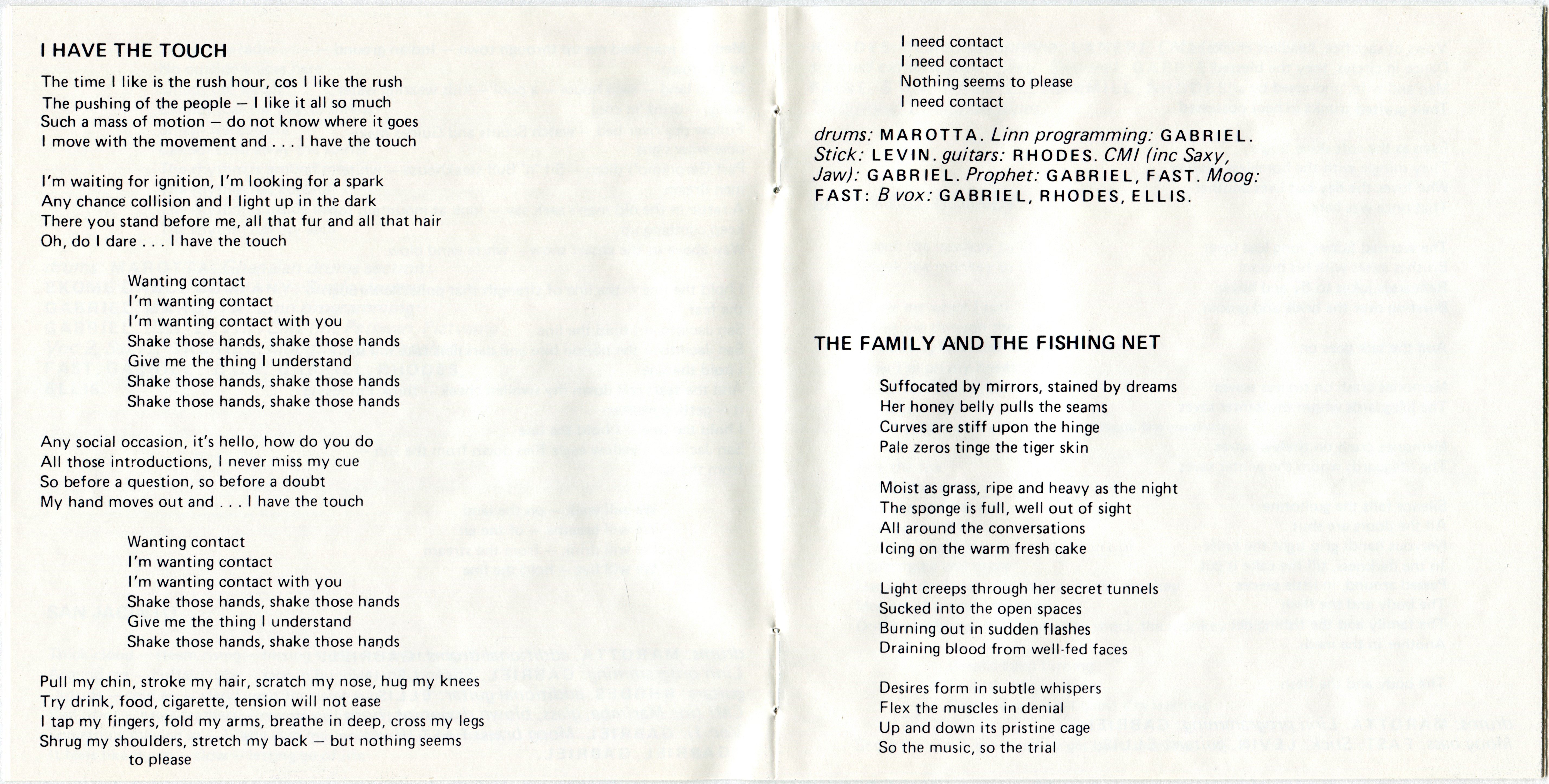 Peter Gabriel Peter Gabriel 4 [polygram booklet03 | CD Covers | Cover ...